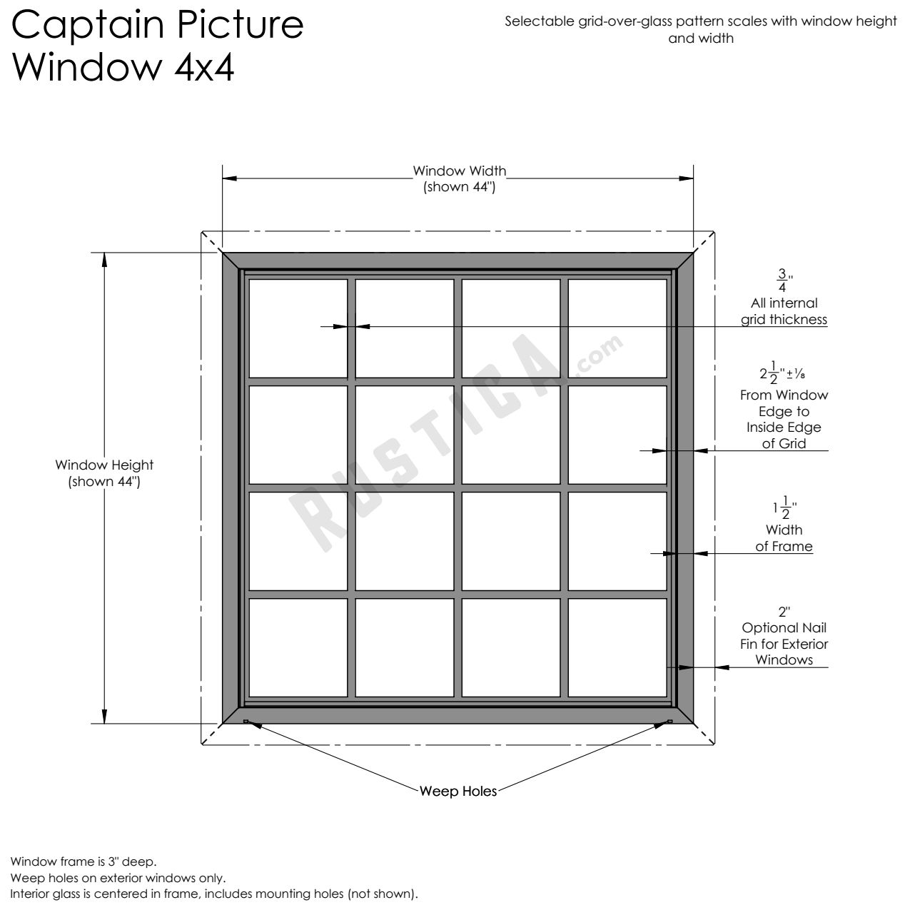 Captain Picture Window | Rustica